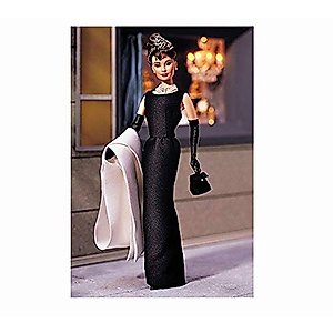Dress Barbie doll in 1998 Audrey Hepburn ' Breakfast at Tiffany's ' black