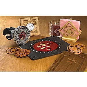 Milescraft 1207 Design/Inlay Kit - Router Template Jig, Black and Red, Small