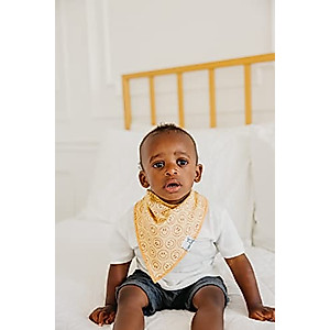 Copper Pearl Baby Bandana Drool Bibs for Drooling and Teething 4 Pack Gift Set Vance, Soft Set of Cloth Bandana Bibs for Any Baby Girl or Boy, Cute Registry Ideas for Baby Shower Gifts