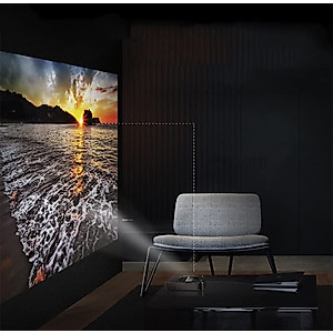 Mini Projector, Ultra Compact 1080P Portable Projector 4K Input Supported for Movies & Gaming, 1000 ANSI Lumens, Auto Keystone, Auto Focus