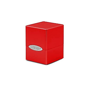 Ultra Pro E-15587 Satin Cube Deck Box-Apple Red