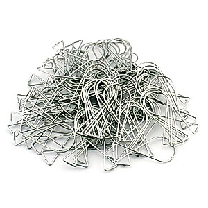 NX Garden 50pcs Figure 8 Ceiling Hook Clips 2.5" Metal Hook 10 lbs Load Bearing Drop Suspended Ceiling Hanger Clips