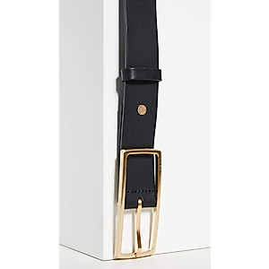 rag & bone Women's Rebound Belt, Black, XS