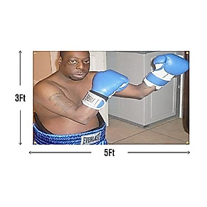 Boxing Green Lester Beetlejuice Flag 3x5 Feet Banner Funny Flags for Room With Bass Groments for College Dorm Room Decor