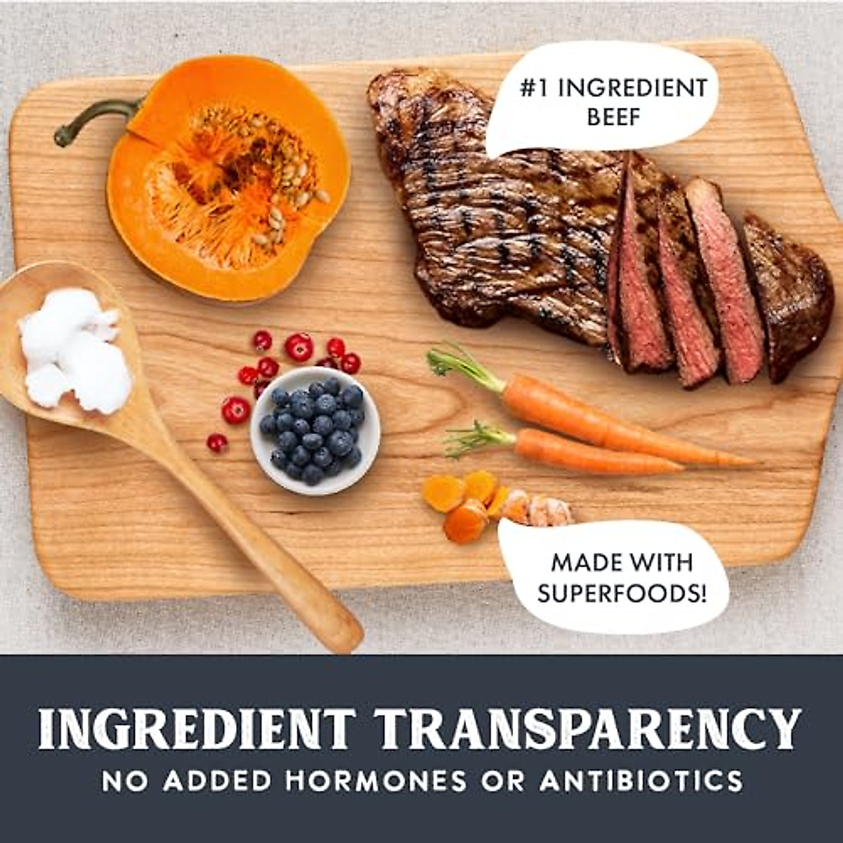 Health Extension Gently Air Dried Beef Dog Food, (2lb, 907 g) – Complete & Balanced with 85% Animal Protein and 30+ Superfoods for All Life Stages