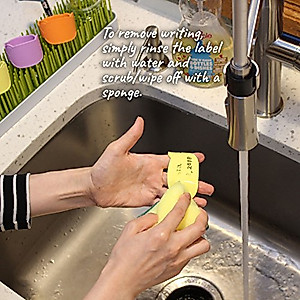 Baby Bottle Labels for Daycare, 6 Pcs (Multi-Color)