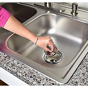 Plumb Pak PP20665 Plastic Fixed Post Style Kitchen Sink Strainer, Stainless Steel