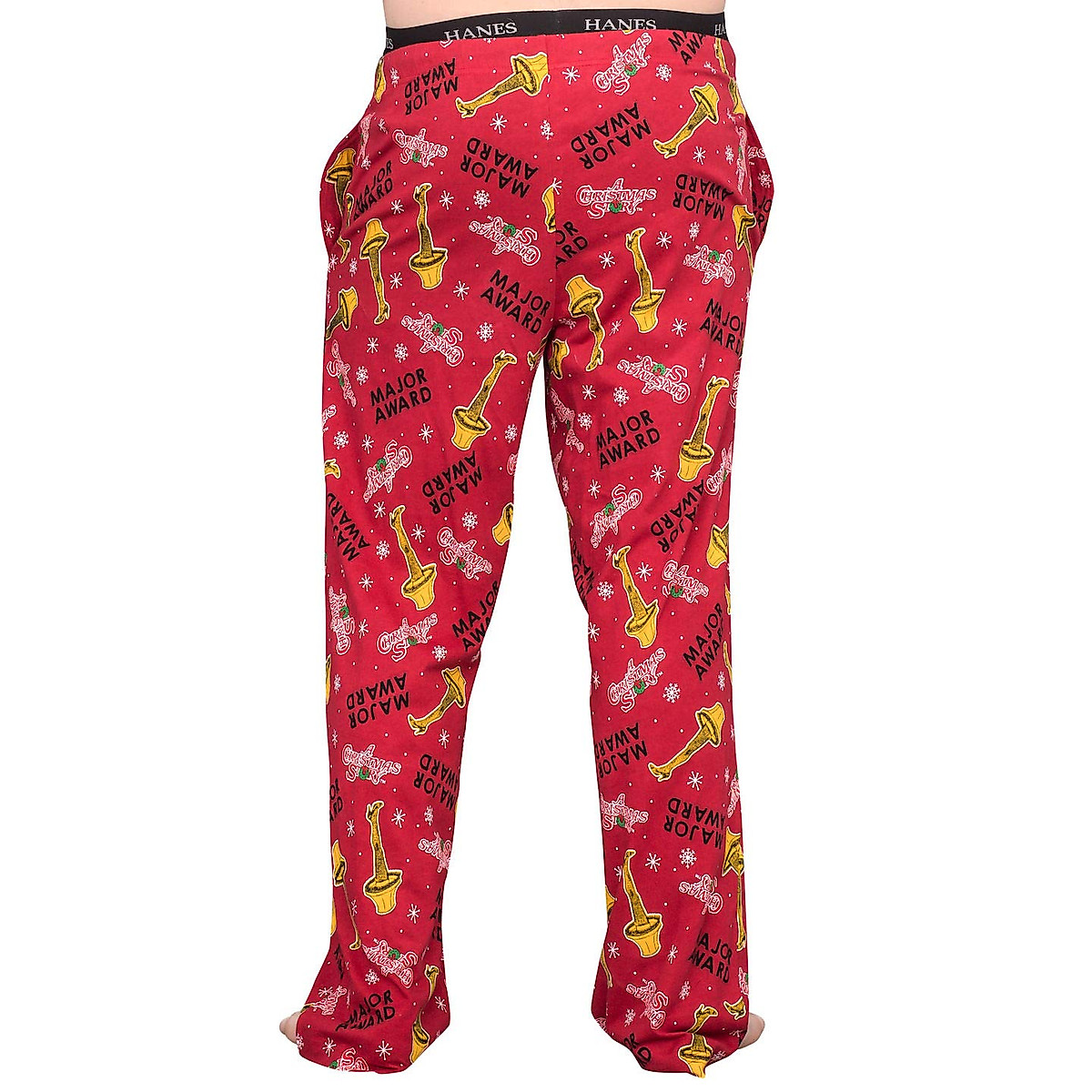 Underboss Christmas Story Major Award with Leg Lamp Lounge Pants - XX-Large - Christmas Pajama Pants - Christmas Pj Pants - Christmas Pajamas Men & Women - Mens Christmas Sleep Pants Red