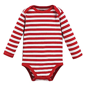 Touched by Nature Unisex Baby Bodysuits Organic Cotton Long-Sleeve Christmas Cookies, 3-6 Months, Christmas Cookies, 3-6 Months US