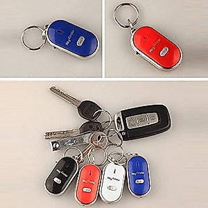 Key Finder Keychains Remote Sound Control Lost Key Finder Locator Device Phone Keychain Whistle Item Locator Suitable for Seniors Key Locator Device