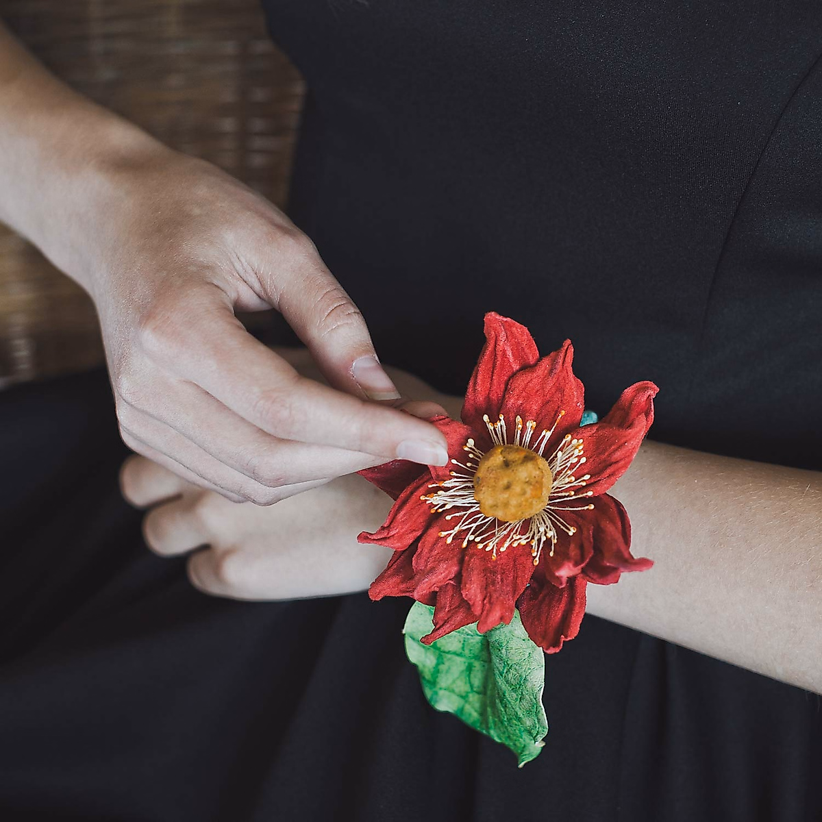 Elastic Wrist Corsage Bands, Elastic Wristlets for Wedding Prom Flowers (72 Pieces)