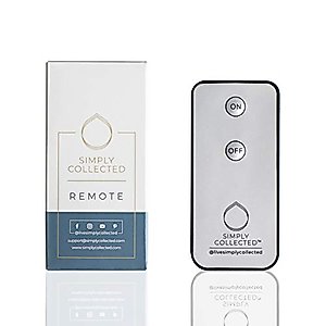 Simply Collected Remote Control | Ready to use 3D Flameless Candle Collection | Battery Included | Easy ON/Off Function