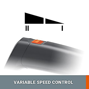 WORX Cordless Leaf Blower 20V WORXAIR Turbine Blower WG547.2 for Lawn Care Yard Work, 2 Variable Speed Control, 1 * 4.0 Ah Battery & Charger Included