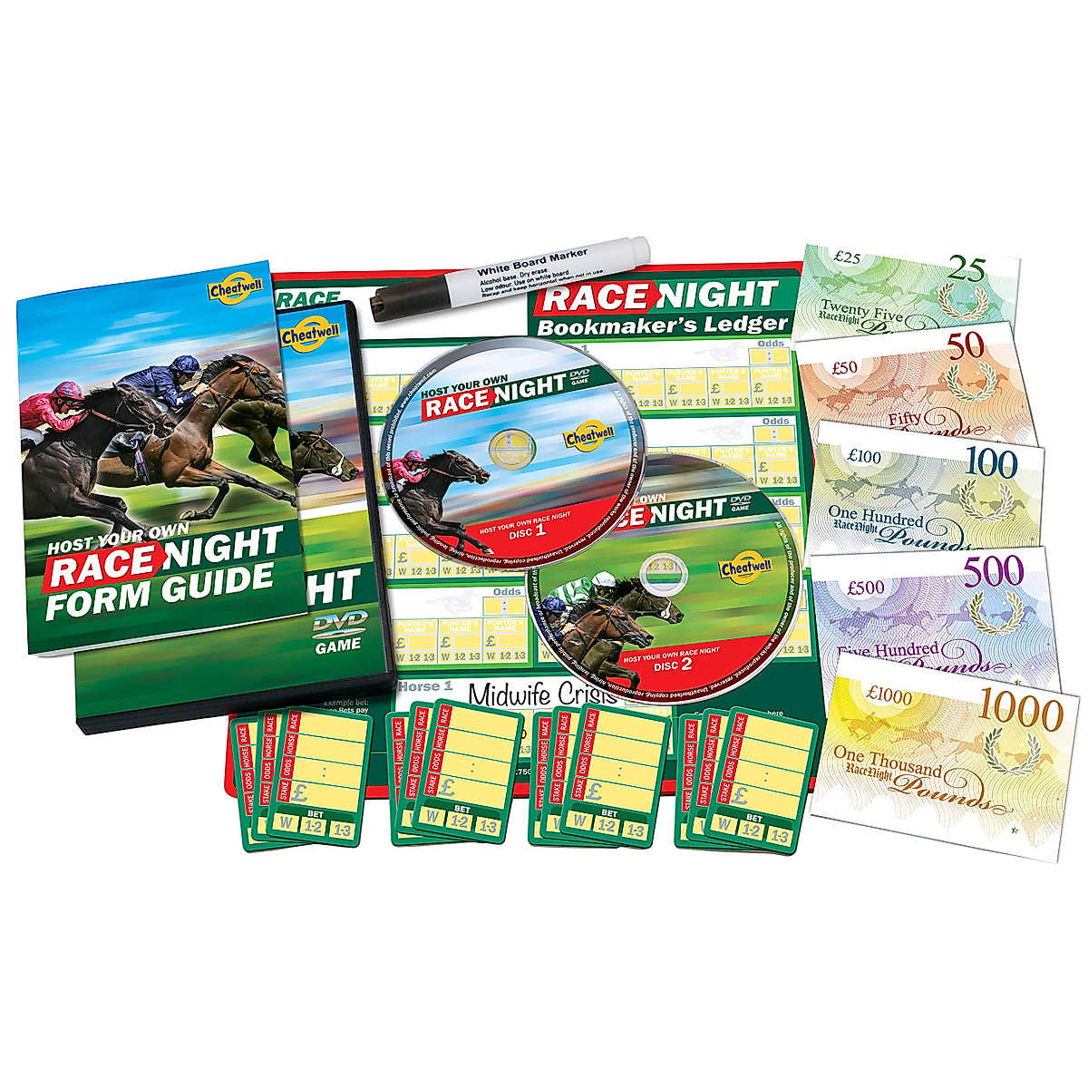 Cheatwell Games Host Your Own Race Night