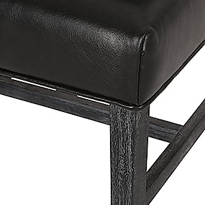Christopher Knight Home Hyvonen Dining Chair, Midnight Black + Gray