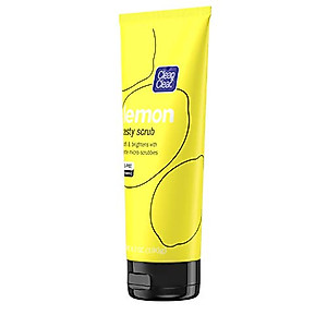 Clean & Clear Lemon Zesty Facial Scrub with Lemon Extract & Vitamin C, buffs & brightens with gentle micro-scrubbies, Oil-Free Vitamin C Face Scrub, 6.7 oz Vitamin C Facial Scrub