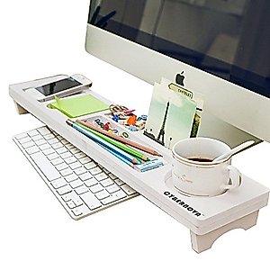 CYBERNOVA Desk Organiser Office Small Objects Storage Keyboard Commodity Shelf