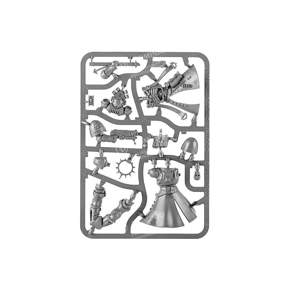 Games Workshop 99120101180" Space Marines Primaris Chaplain Plastic Kit