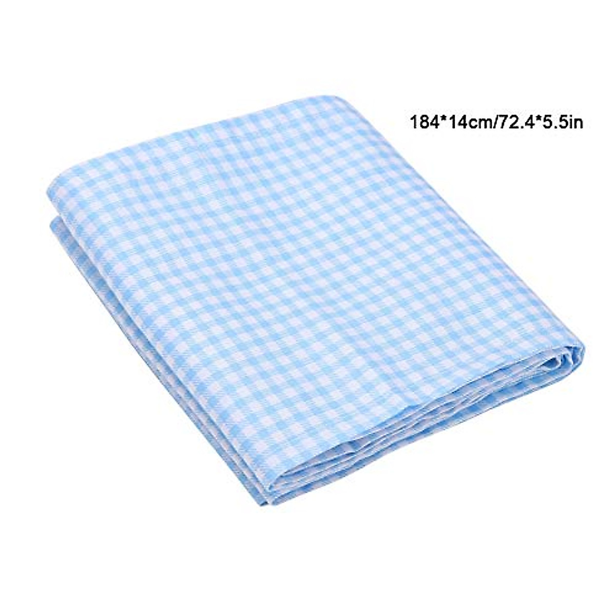 Zerodis Baby Swaddle Wrap Sash, Cotton Maternity Bowknot Newborn Infant Blanket for Photo Shot Stretch Wrap Swaddle Blanket Receiving Blanket (Light Blue Plaid)