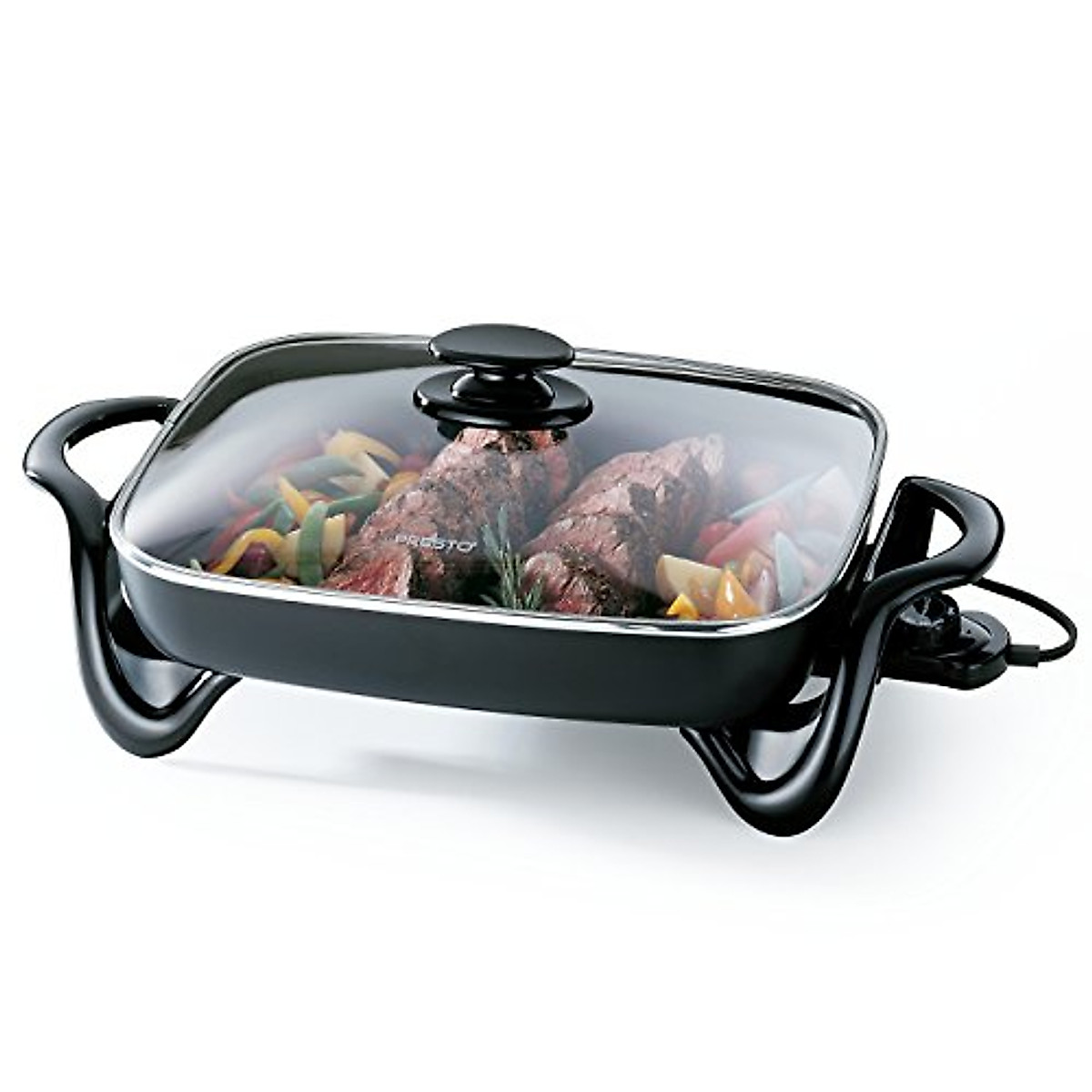 Presto 06852 16-Inch Electric Skillet with Glass Cover (Renewed)