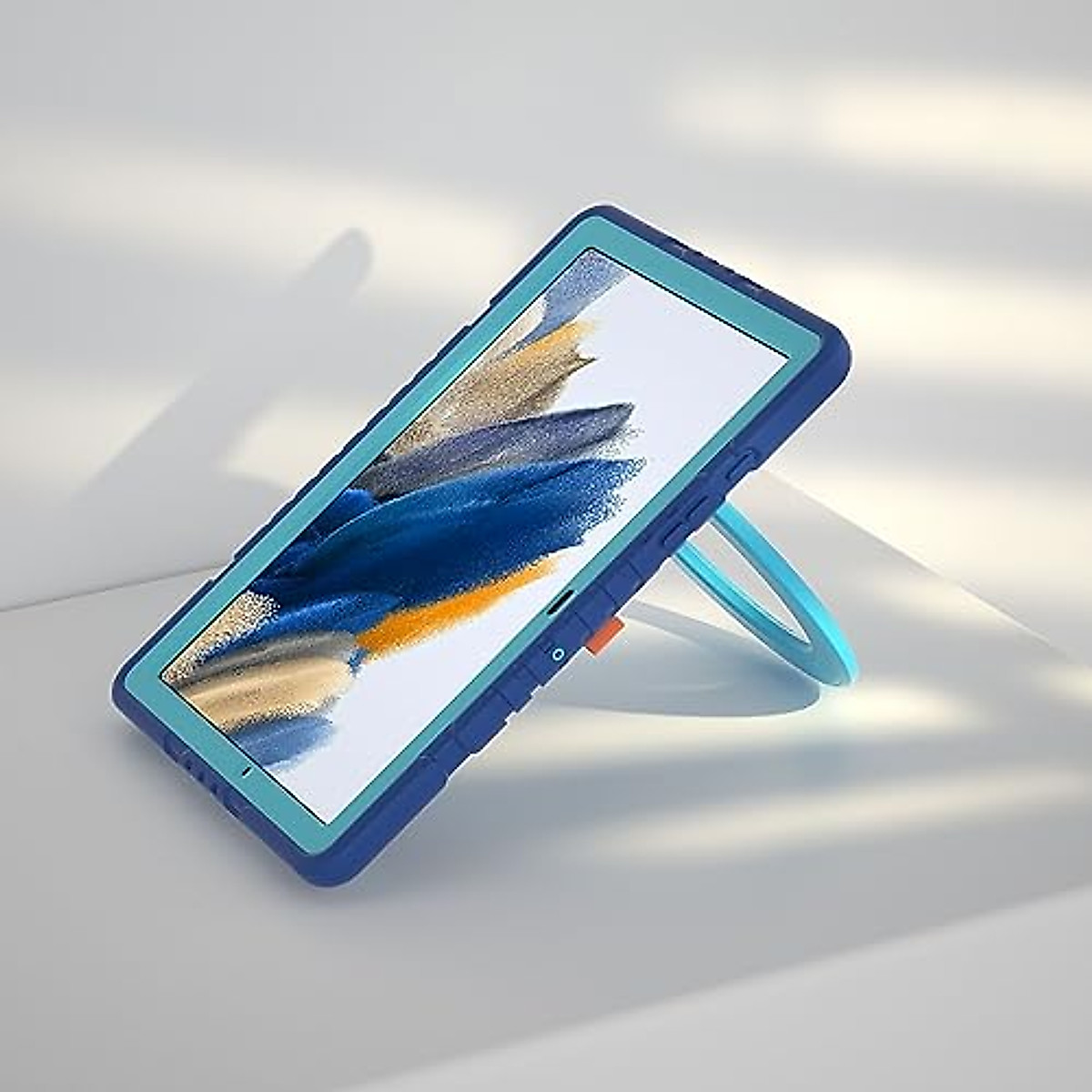 Protective Tablet PC Cover Case Hard Rugged Protective Cover Compatible with Samsung Galaxy Tab A8 Case 10.5 inch X200/X205 (2022) Tablet - Shockproof Protective Case, Carry Handle, Adjustable Shoulde