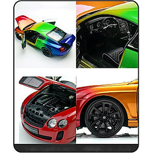 HTLNUZD 1/18 Alloy Car Model Diecasts Metal Racing Sport Car for Bentley Continental Supersports Limited Edition Model Collectible Gift