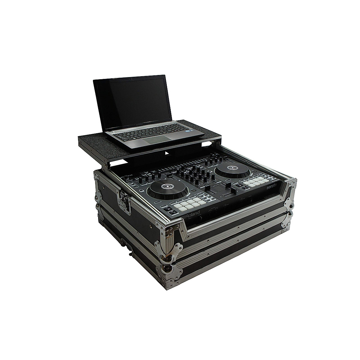 Harmony HCDJ505LT Flight Glide Laptop Stand DJ Custom Case Compatible with Roland DJ-505 New