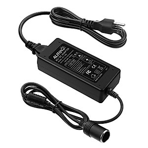 ALITOVE AC to DC Converter 12V 8A 96W, 100V-240V to 12V Power Supply Adapter Car Cigarette Lighter Socket, AC/DC Transformer for Portable Cooler Warmer, Massage Coushion,Other Car Devices Under 96W