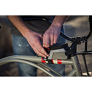 BELL Stowaway 450 Top Tube Frame Bag with Phone Storage - Black/Silver