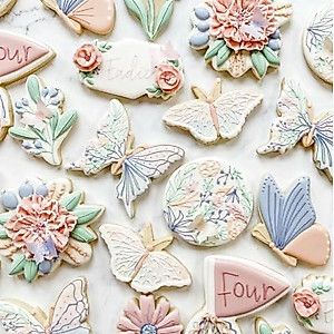 3PCS Butterfly Cookie Cutters Set,Stainless Steel Cutter for Themed Party Baby Shower Wedding Spring Easter Holiday