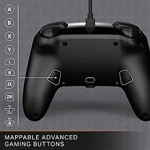 PowerA Enhanced Wired Controller for Nintendo Switch - Pikachu Black & Silver