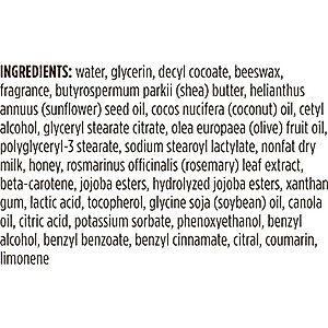 Burt's Bees Hand Cream for Dry Skin, Unscented, Ultimate Care with Baboab Oil, Milk & Honey 6 Ounce (Pack of 3) (Packaging May Vary)