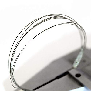 SUBRILLI 0.45mm Superfine Diamond Wire Cutting Saw Blade for Jade Metal Marble Granite (3 Meters/Lot)