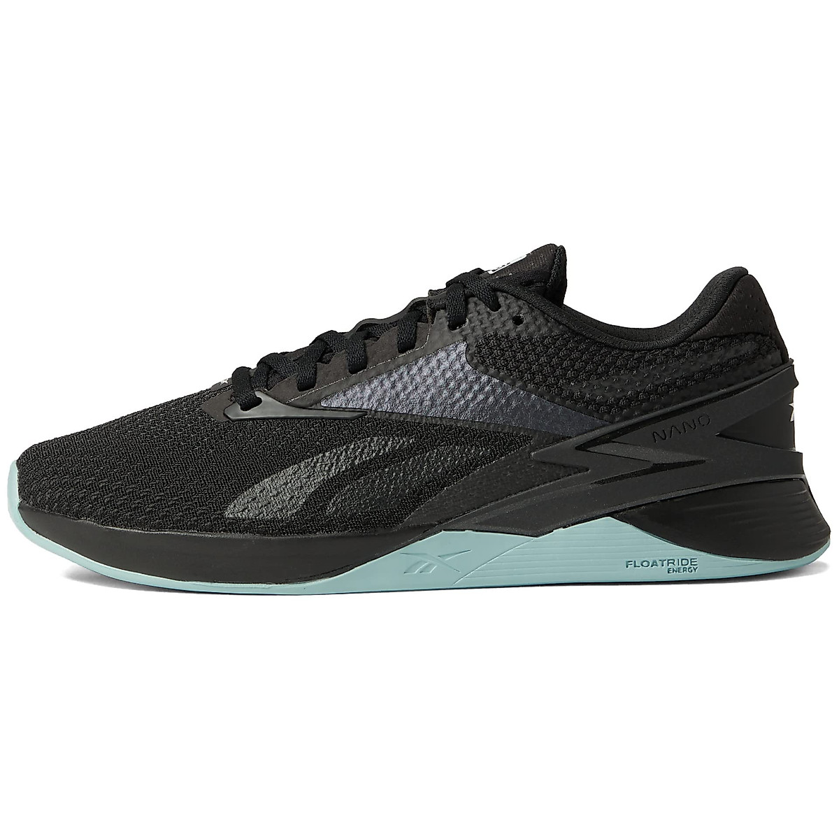 Reebok Women's Nano X3 Cross Trainer, Black/Blue Pearl/White, 8