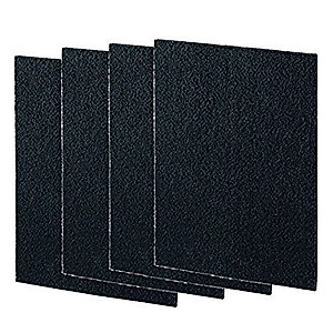 Nispira Activated Charcoal Pre Filter Replacement Compatible with Coway Air Purifier AP-1012GH, 4 Sheet