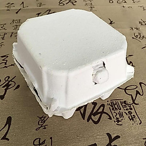 Yardwe 10Pcs Paper Egg Cartons, 4 Pulp Egg Cartons Egg Holders Eggs Storage Containers Egg Trays for Kitchen Farm Market Fridge Transport, White