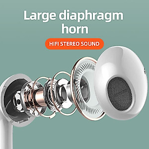 Betreasure Portable Bluetooth Earphones Sports Wireless Earbuds Stereo Waterproof Headset Low Latency Gaming Headphones with Mic (Black)