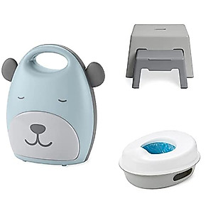 Skip Hop Toddler Training Gift Set with Night Light, Step Stool, and 3 in 1 Potty Training Seat