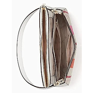 Kate Spade Leila Striped Canvas Medium Bag Shoulder Women's Handbag