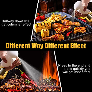 Olive Oil Sprayer for Cooking, 180ml Oil Spray Bottle Mister - Food Grade Oil Vinegar Spritzer Sprayer Dispenser Bottles Gadgets for Cooking, Kitchen, Air Fryer, Salad, Baking, Grilling, Frying (6 oz)