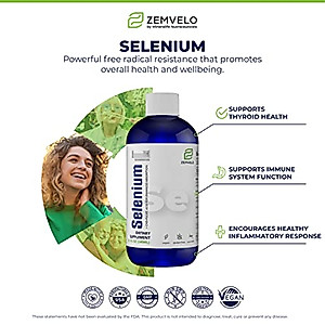 Liquid Ionic Selenium | 96 Day Supply | Longevity and Wellness | Adult Healthy Aging Supplement | Natural Inflammatory Response