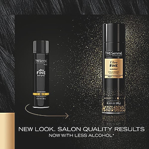 TRESemme Tres Two Ultra-Fine Aerosol Hair Spray, 2 pk - 11 oz each, Firm Hold, Humidity Resistant, Shine, Smoothening, for curly, Frizzy Hair, 22 Ounce
