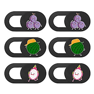 SOLUSTRE 6pcs Camera Cover Privacy Webcam Cover Computers laptops Cover Slide Phone Webcam Camera Shield Cover Camera for Computer Webcam Privacy Covers Cover Plate Cell Phone abs