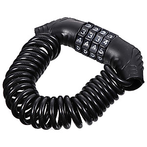 BESPORTBLE Combination Cable Lock Electric Cycle Chain Lock Bicycles Electric Bike Lock se Bike Electric Scooter Lock Bike Padlock Accessories Bike Cable Lock Helmet Steel Cable Wheel Lock