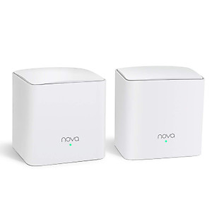 Tenda Whole Home Mesh WiFi System - Dual Band Gigabit AC1200 Router Replacement for SmartHome,Works with Amazon Alexa for 2500 sq.ft Coverage (MW5G 2 Pack)