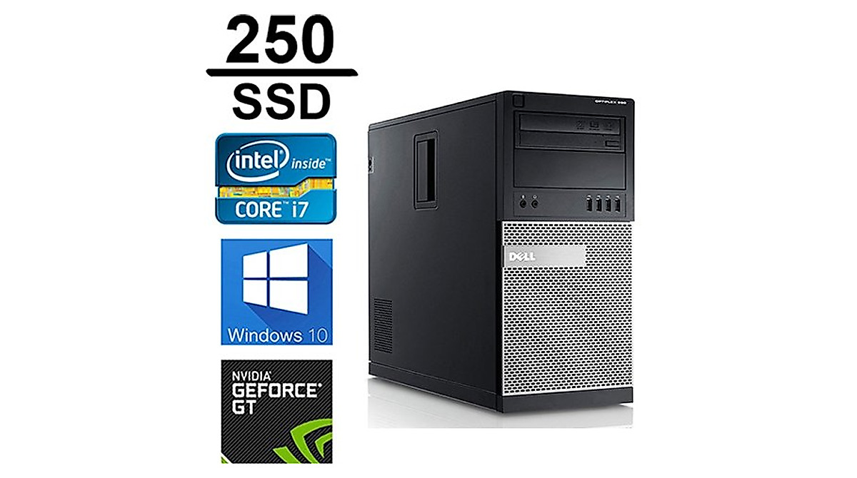 Dell Gaming 990 Desktop PC with i7 Processor and SSD - Renewed