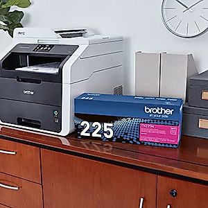 Brother Genuine High Yield Toner Cartridge, TN225M, Replacement Magenta Toner, Page Yield Up To 2,200 Pages, Amazon Dash Replenishment Cartridge, TN225