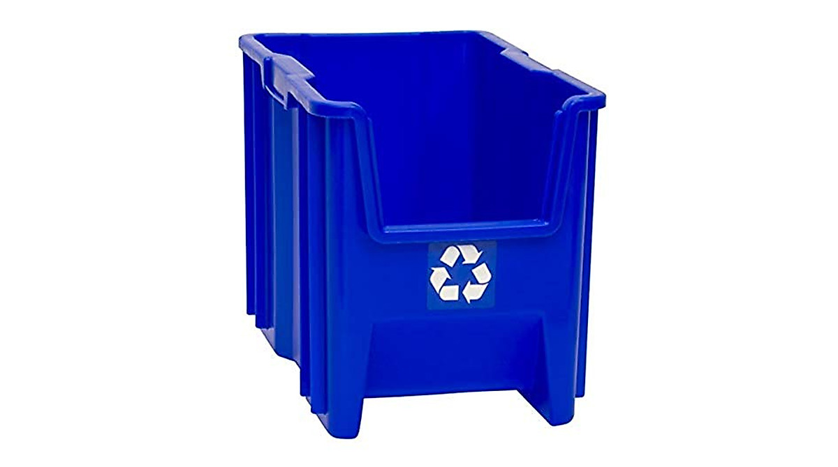 Heavy-Duty Stackable Recycling Bins - READYSPACE 4 Pack