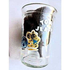 Vintage 1991 Tom And Jerry Playing Soccer Juice Glass