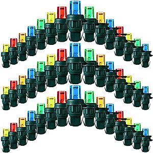 LED 5 mm Christmas String Lights Replacement Bulbs LED Wide Angle Wire Light Set Indoor Outdoor Home Decor Festival Lights Decorations for Xmas Tree Lights (Multicolor Bulb,180 Count)